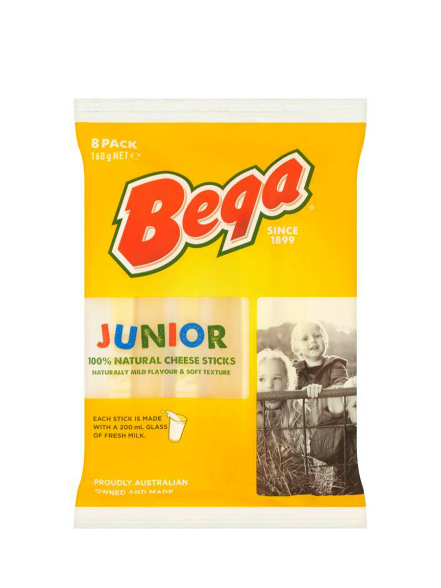 BEGA JUNIOR NAT CHEESE STICKS 8'S – Village Grocer - M City