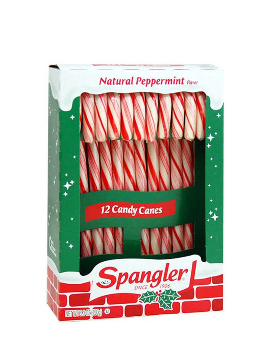 SPANGLER CANDY CANES PEPPERMINT R&W 12CT – Village Grocer - M City