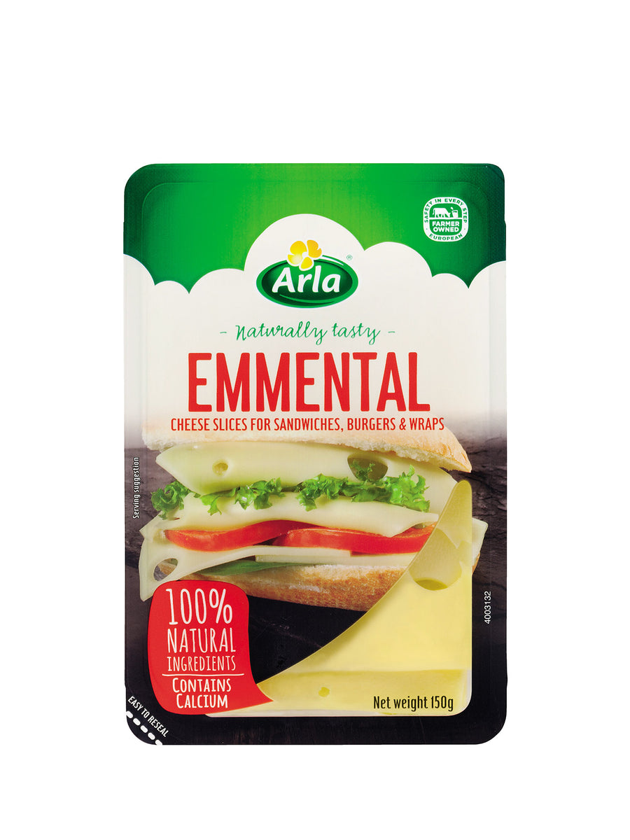 ARLA EMMENTAL SLICES 150G – Village Grocer - M City
