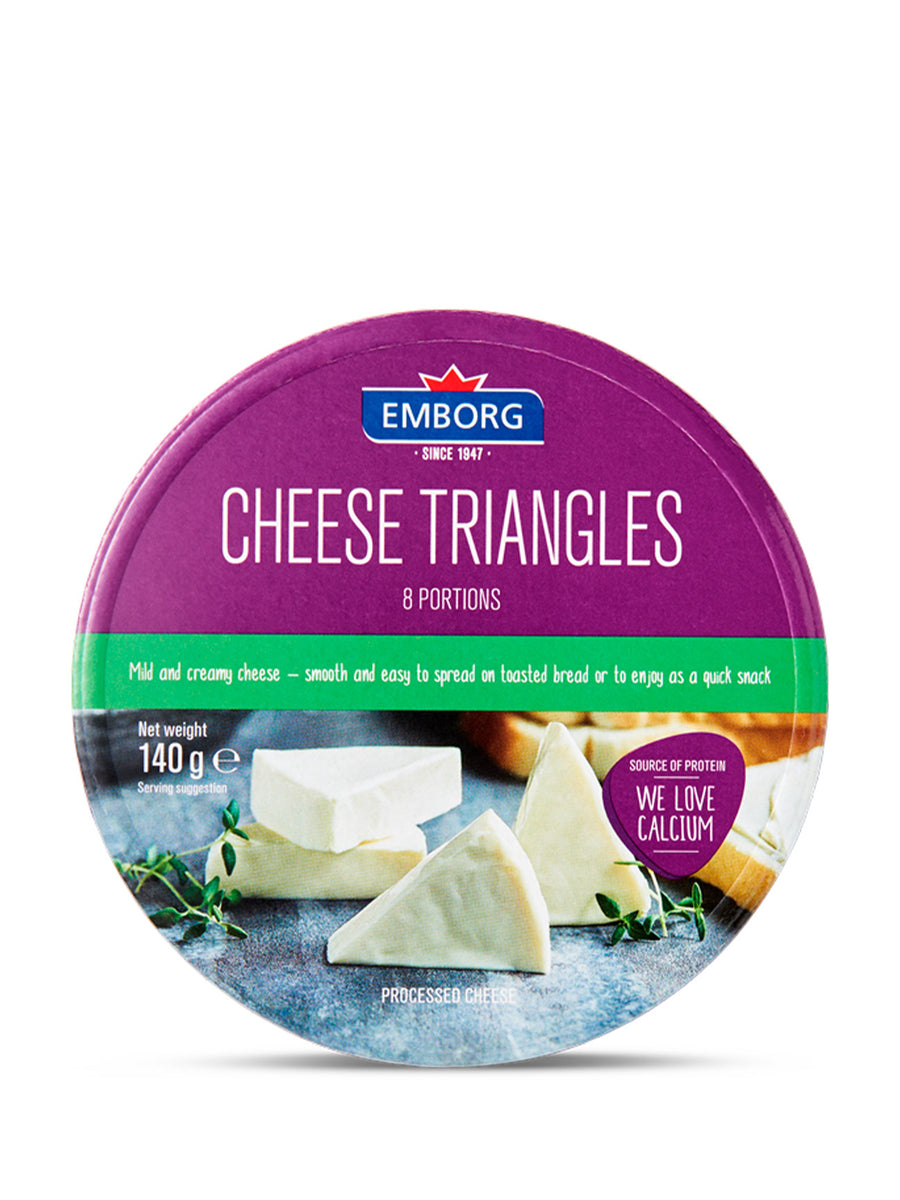 EMBORG CHEESE TRIANGLE 140G – Village Grocer - M City