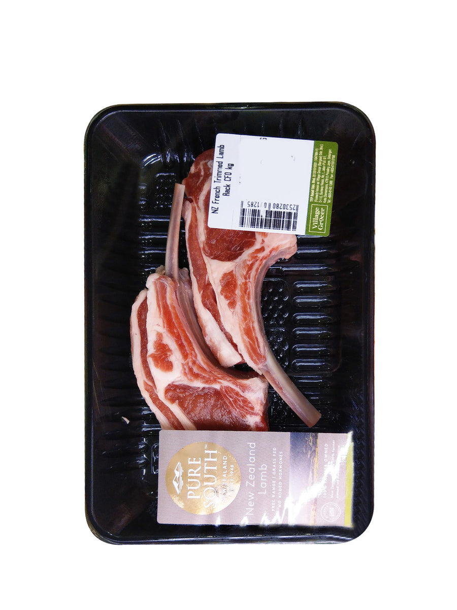 NZ CHILLED FRENCH TRIMMED LAMB RACKS CFO (+/- 1KG) – Village Grocer - M ...