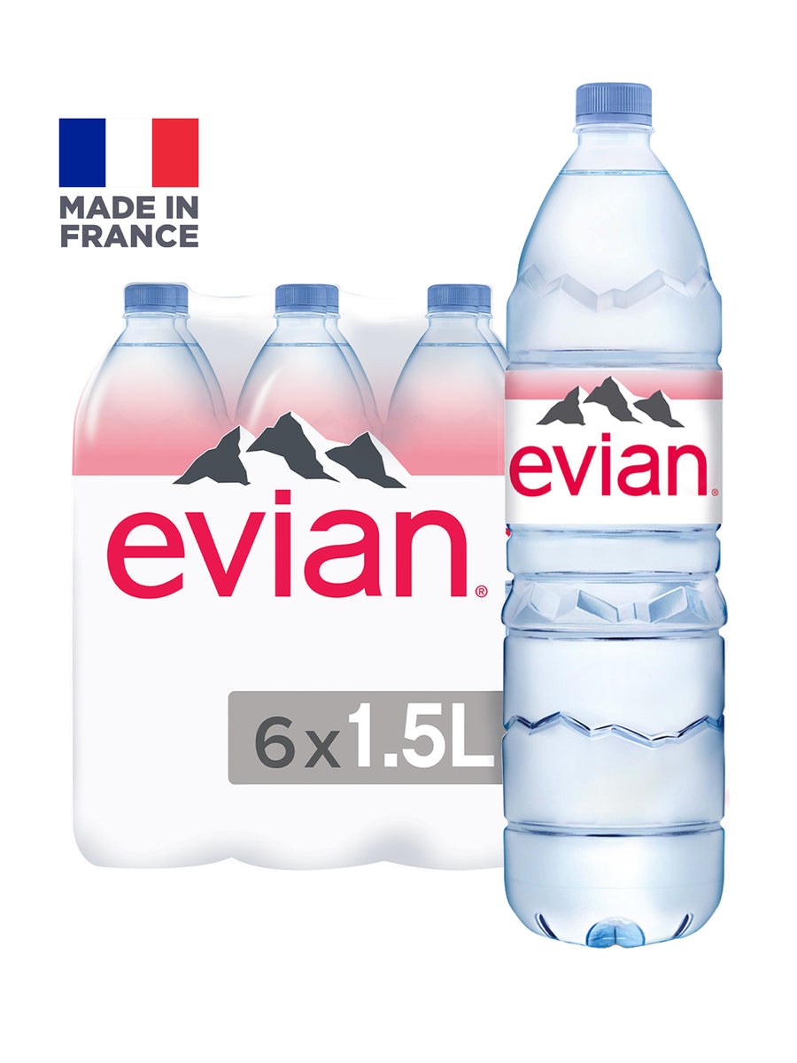 EVIAN NATURAL MINERAL WATER MP 6X1.5L – Village Grocer - M City