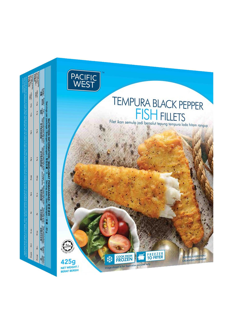 PACIFIC WEST TEMPURA FISH FILLET B.PEPPER 425G – Village Grocer - M City
