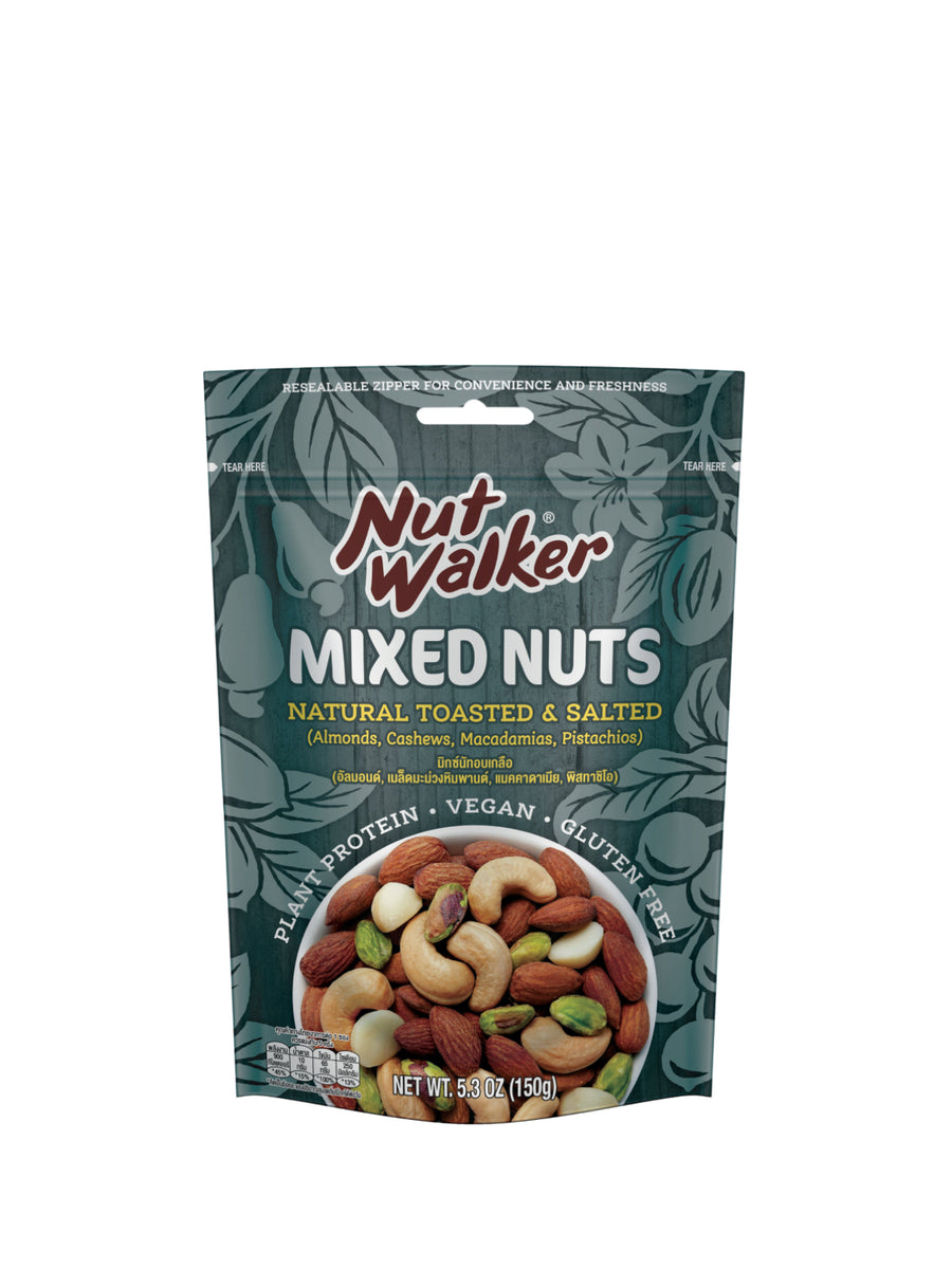 NUT WALKER NAT TOASTED & SALTED MIXED NUTS 150G – Village Grocer - M City