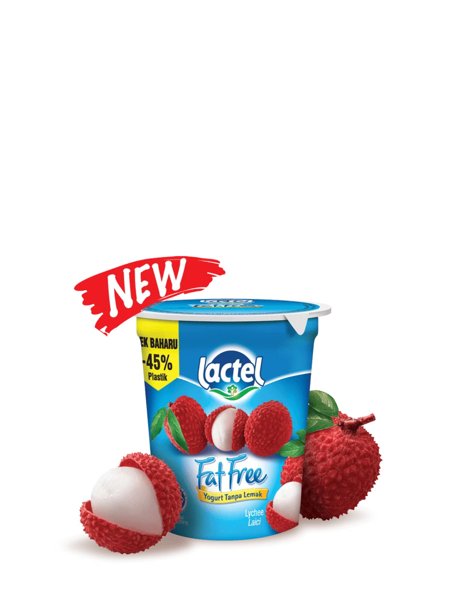 LACTEL FAT FREE YOG LYCHEE 130G – Village Grocer - M City