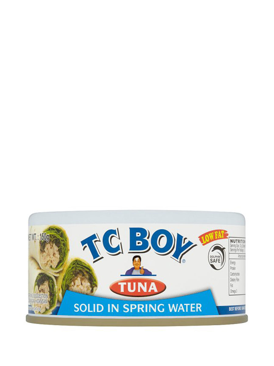 TC BOY WHITE MEAT TUNA IN SPRING WATER 150G – Village Grocer - M City
