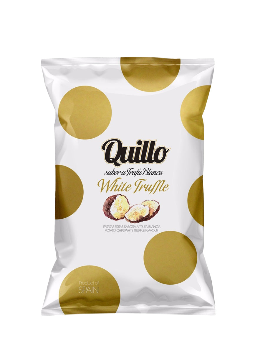 QUILLO POTATO CHIPS WHITE TRUFFLE 130G – Village Grocer - M City