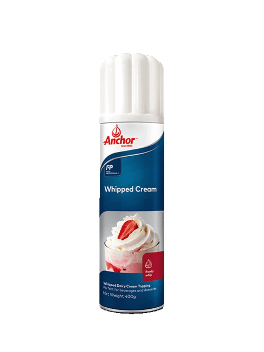 ANCHOR AEROSOL WHIPPING CREAM 400ML – Village Grocer - M City