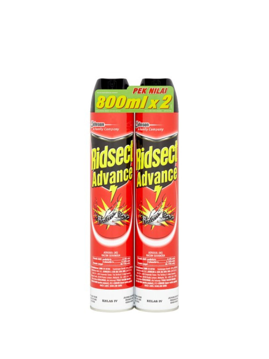 RIDSECT AEROSOL ADVANCE TP 2X800ML – Village Grocer - M City