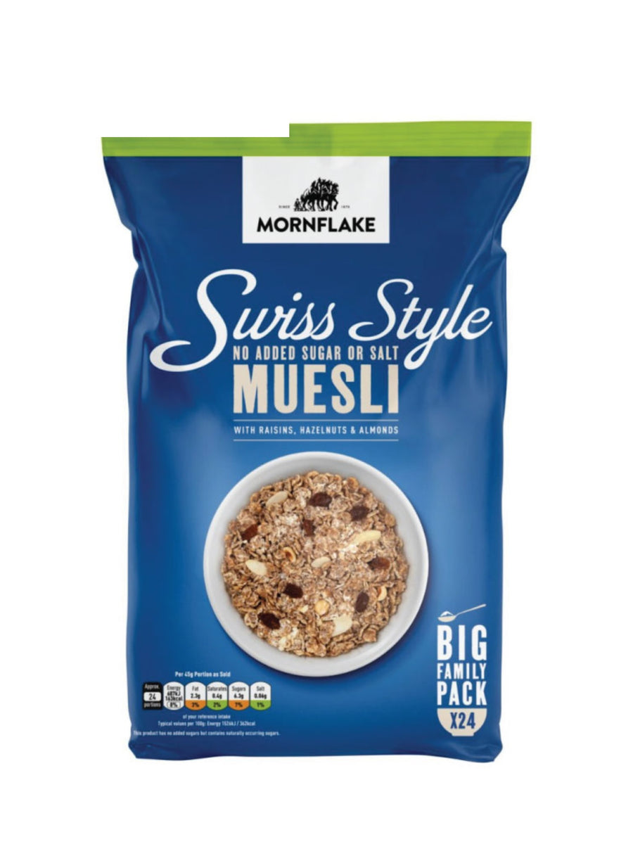 MORNFLAKE SWISS STYLE MUESLI NO SUGAR 1.1KG – Village Grocer - M City