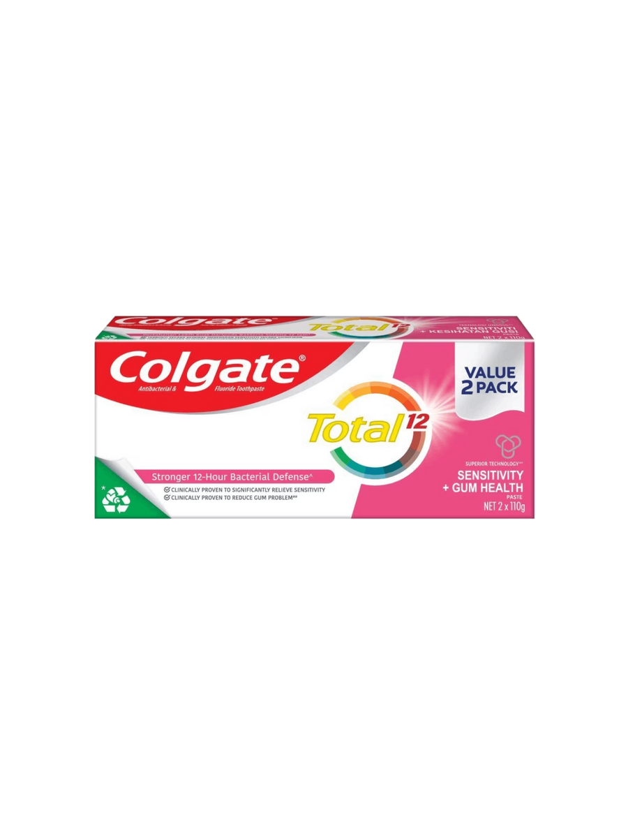 COLGATE TOTAL SENS & GUM TOOTHPASTE 2X110G – Village Grocer - M City