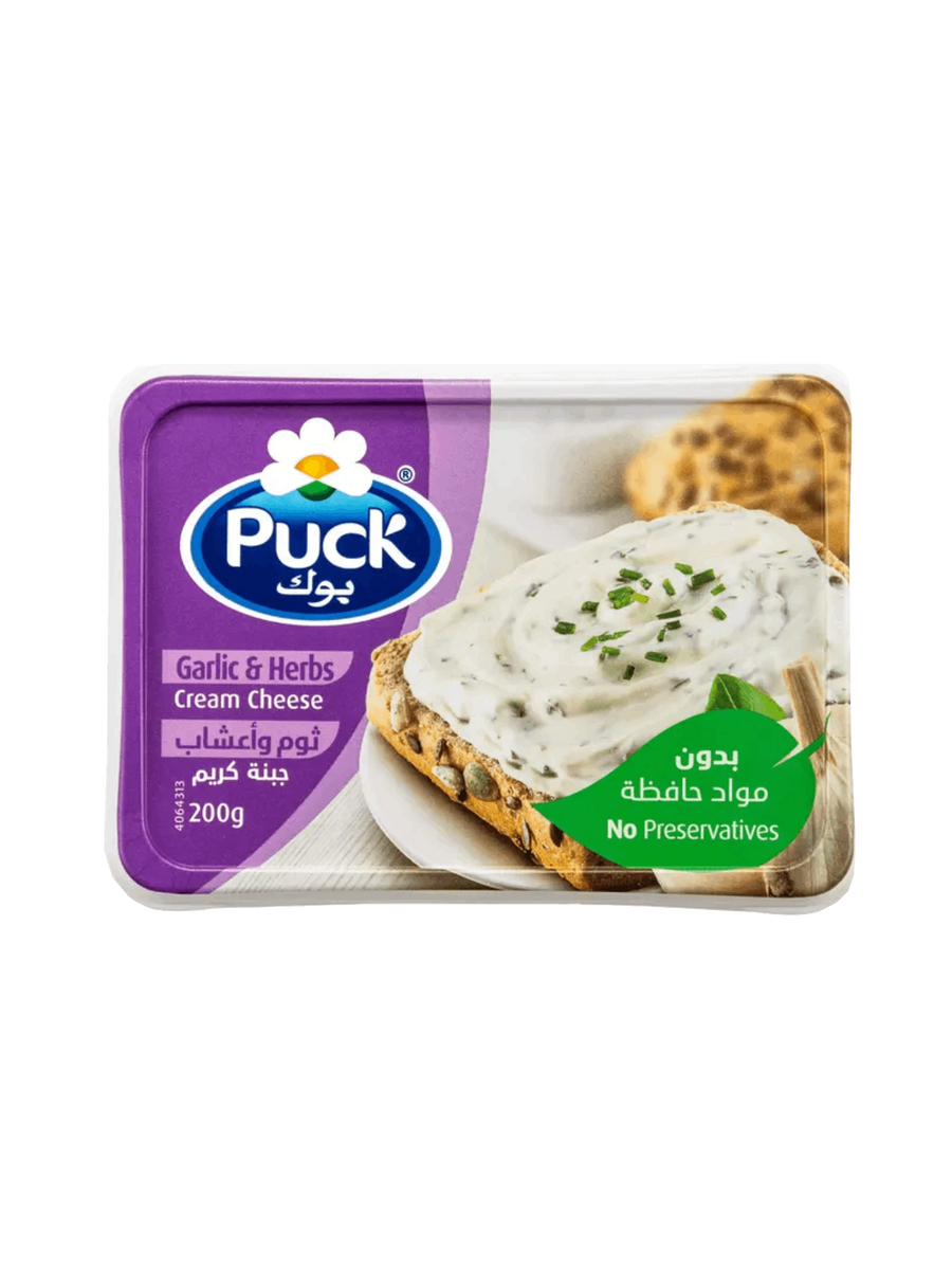 PUCK CREAM CHEESE SPREAD GARLIC 200G – Village Grocer - M City
