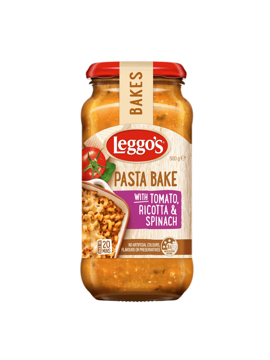 LEGGO'S PASTA BAKE-TOMATO,SPINACH,RICOTA 500G – Village Grocer - M City