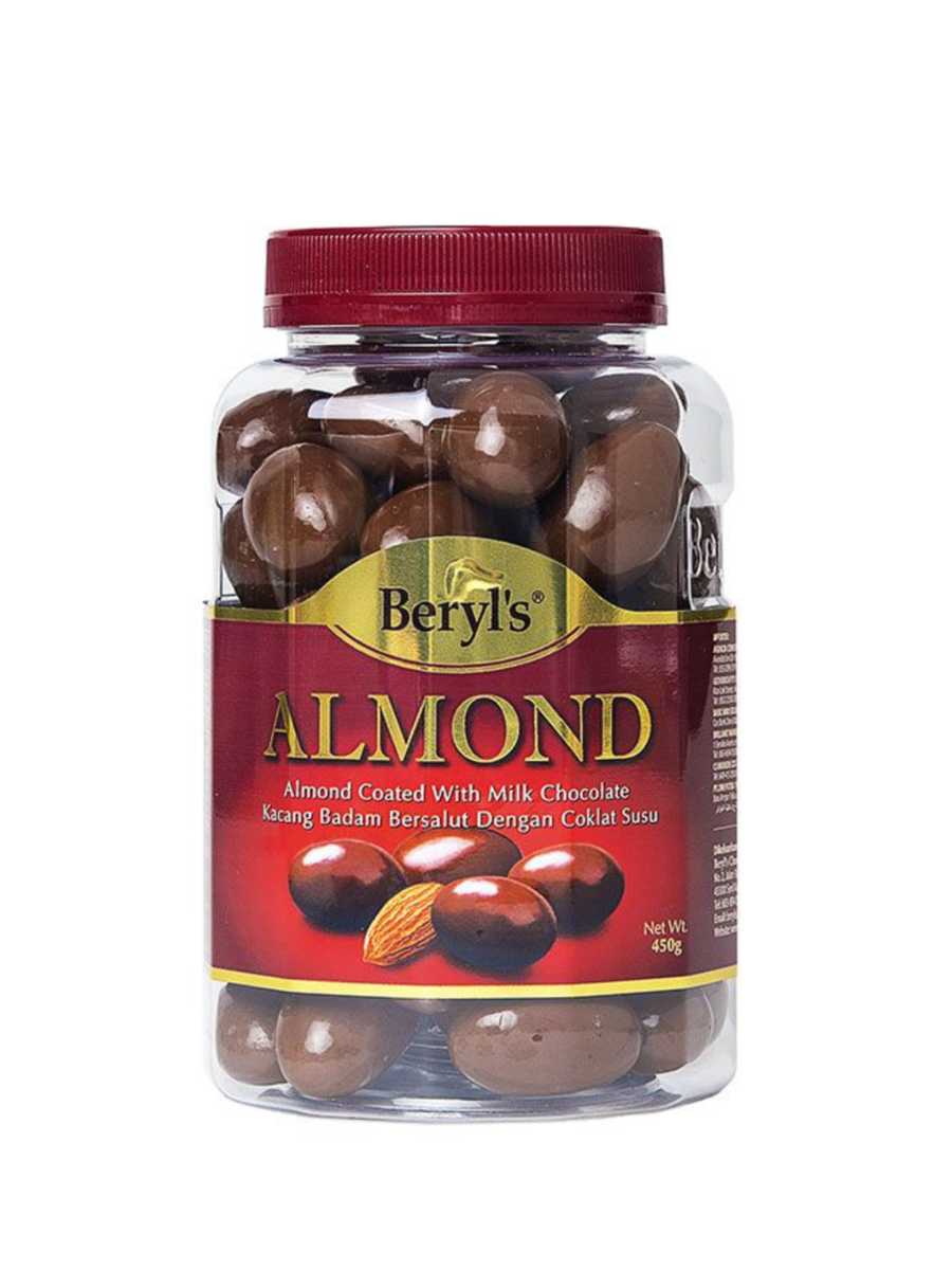 BERYLS ALMOND PREMIUM MILK CHOC 450GM – Village Grocer - M City