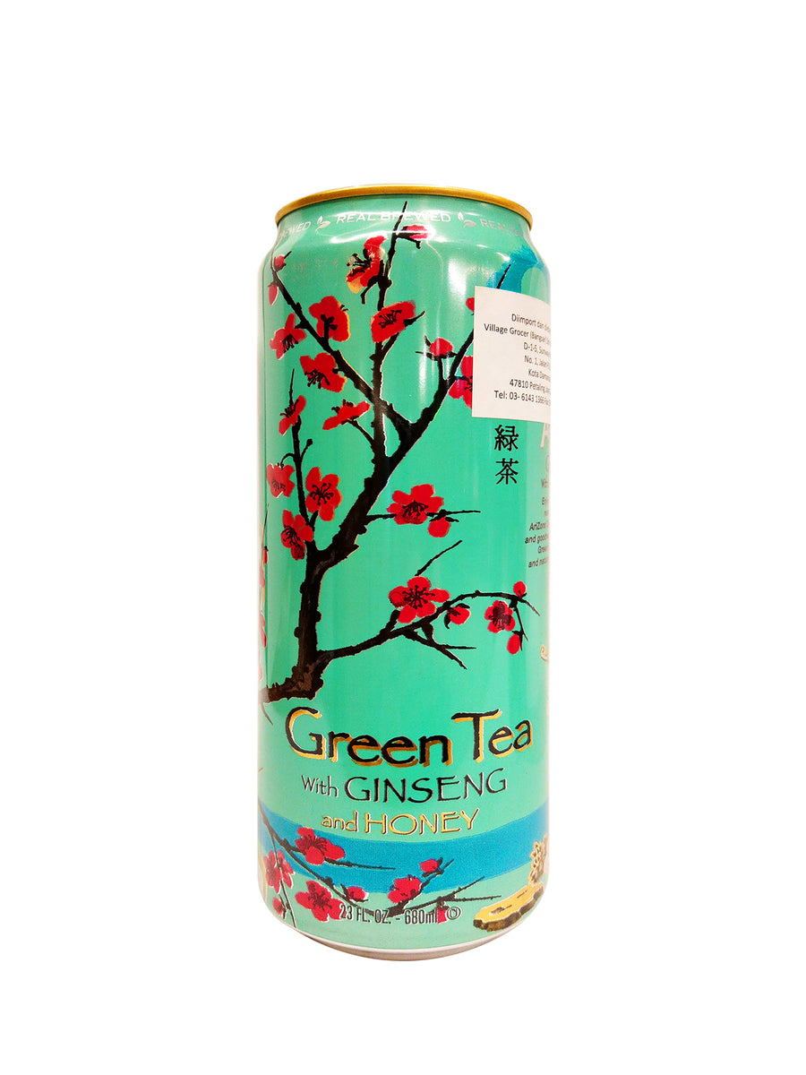 ARIZONA GREEN TEA GINSENG HONEY 23OZ – Village Grocer - M City