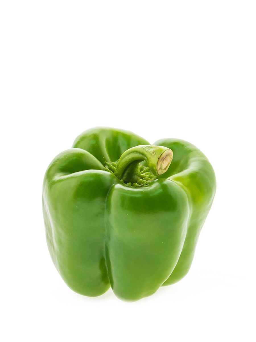 GREEN CAPSICUM (LADA BESAR HIJAU) +/-350G – Village Grocer - M City
