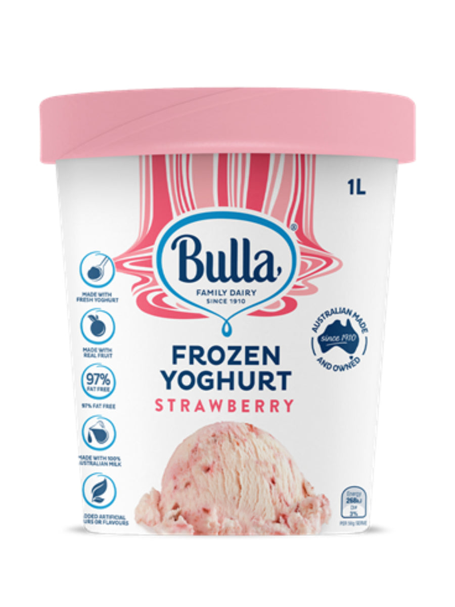 BULLA FROZEN YOGURT STRAWBERRY 1L – Village Grocer - M City