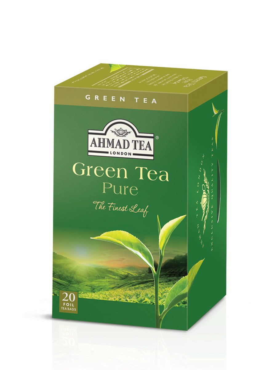 AHMAD TEA GREEN TEA PURE 40G 20S – Village Grocer - M City