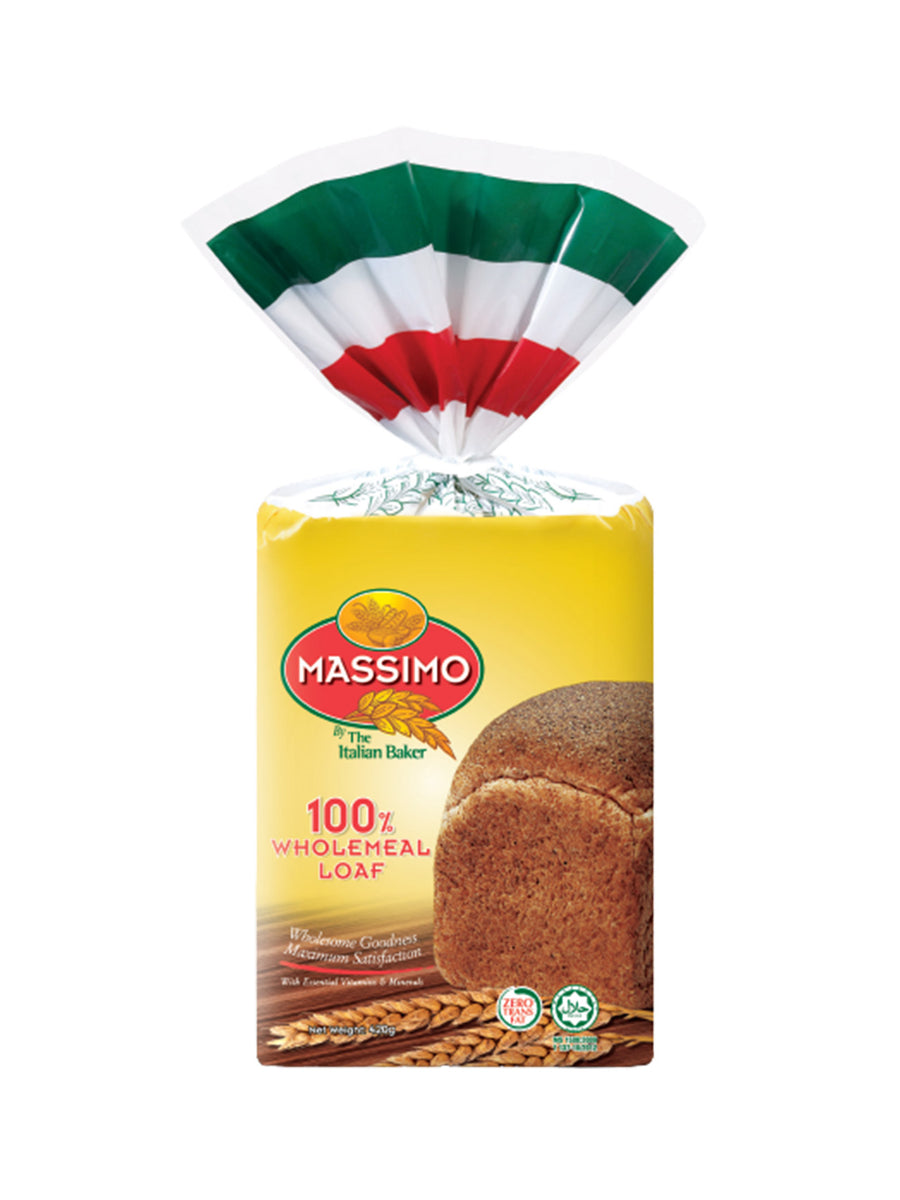 MASSIMO 100 WHOLEMEAL LOAF 400G – Village Grocer - M City