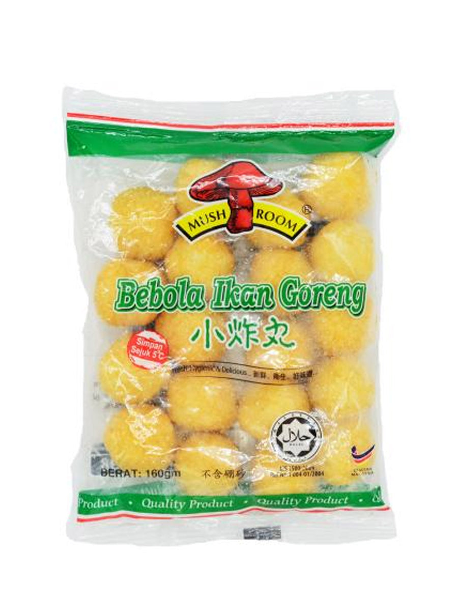 MUSHROOM SMALL FRIED FISH BALL 16'S 130GM – Village Grocer - M City
