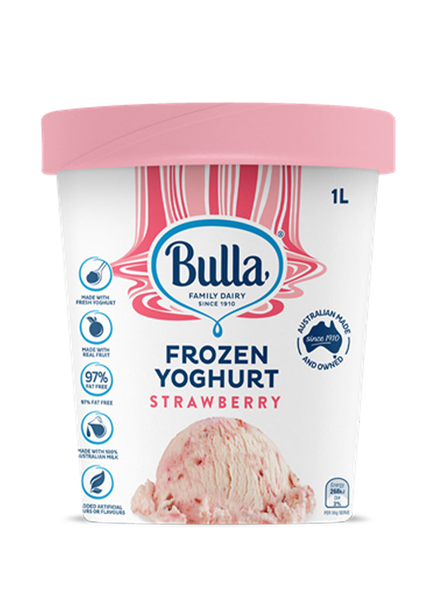 BULLA FROZEN YOGURT STRAWBERRY 1L – Village Grocer - M City