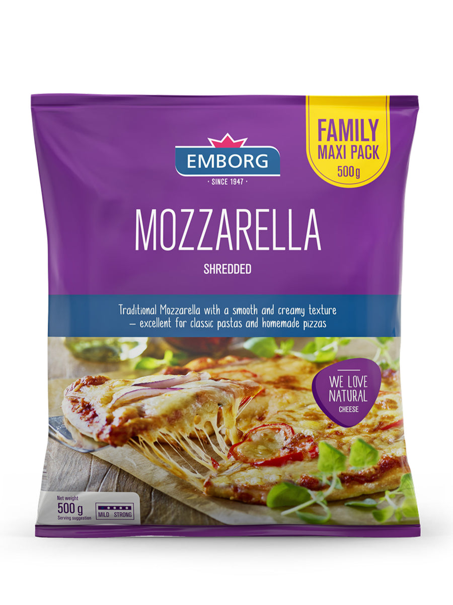 EMBORG MOZZARELLA SHREDDED 500G – Village Grocer - M City