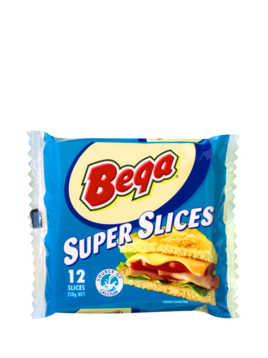 BEGA S/SLICE PROCESSED CHEDDAR CHEESE 250GM – Village Grocer - M City