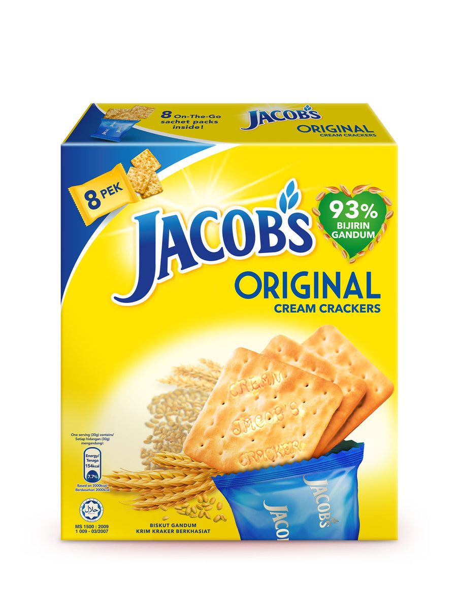JACOB'S CREAM CRACKER MULTIPACK 216G – Village Grocer - M City