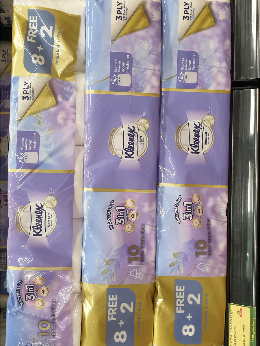 KLEENEX BT CLEAN CARE SCT FRESH 190SX10R – Village Grocer - M City