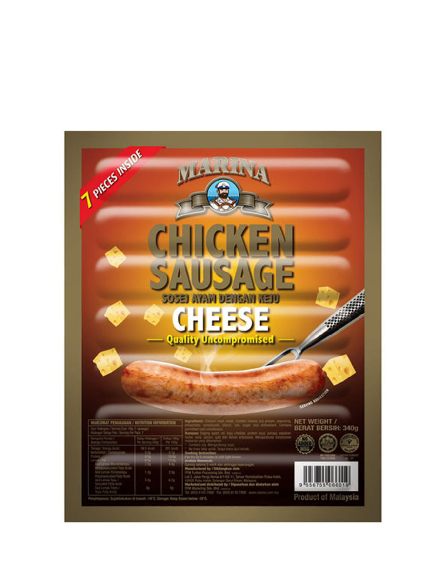 MARINA CHICKEN SAUSAGE CHEESE 340G – Village Grocer - M City