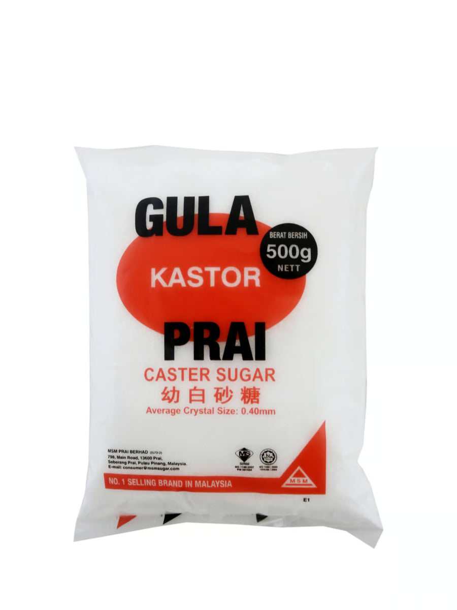 MSM PRAI CASTER SUGAR 500G – Village Grocer - M City