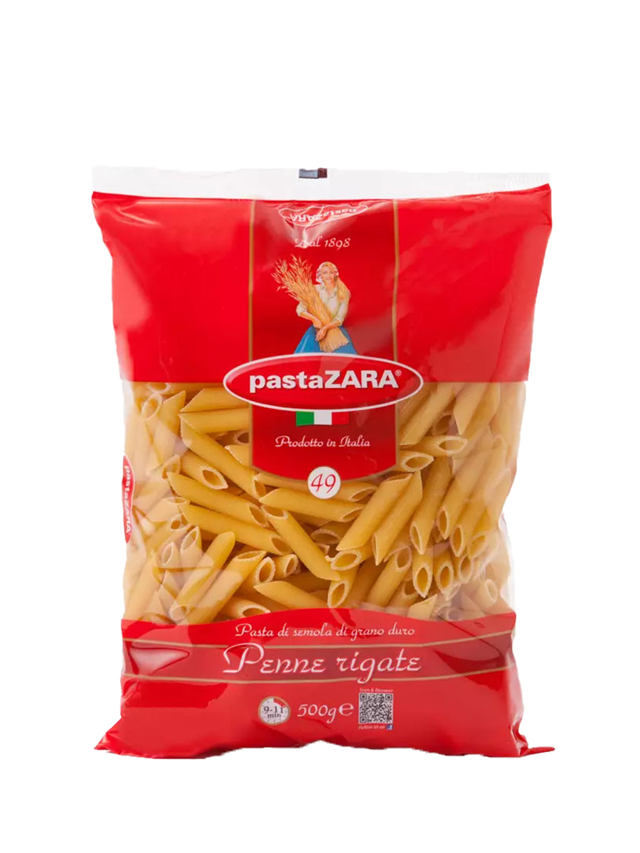 PASTA ZARA PENNE RIGATE 049 500G – Village Grocer - M City