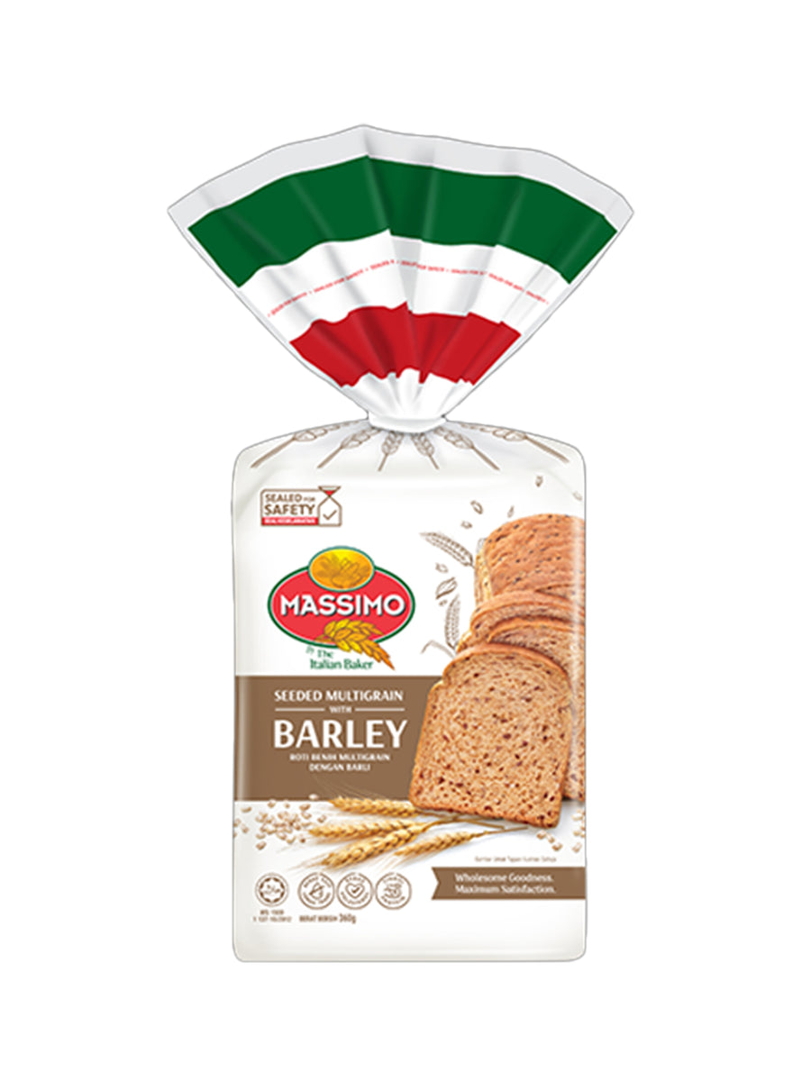 MASSIMO LOAF SEEDED MULTIGRAIN WITH BARLEY 360G – Village Grocer - M City