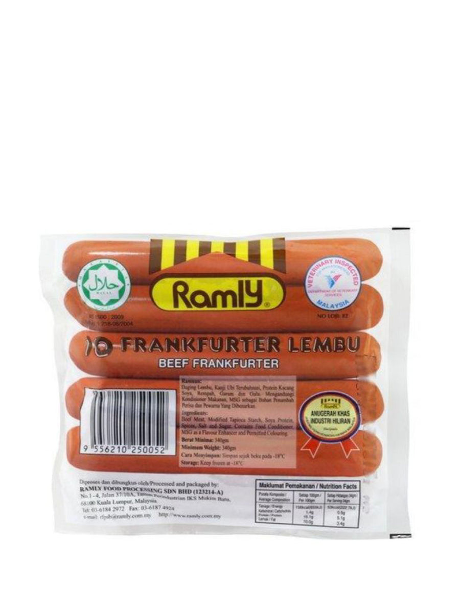 RAMLY BEEF FRANK 340G – Village Grocer - M City
